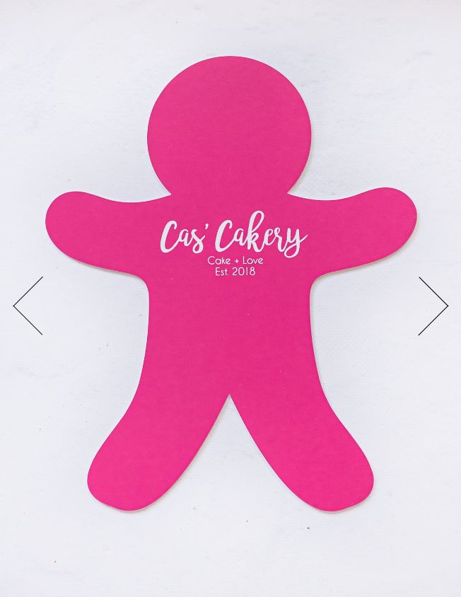 Cas' Cakery Template Gingerbread Man - Original — Cake Tinz n' Thingz