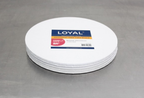 Loyal 4" White Round Cardboard — Cake Tinz n' Thingz