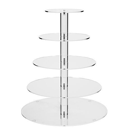 Loyal 5 Tier Acrylic Cupcake Stand — Cake Tinz n' Thingz