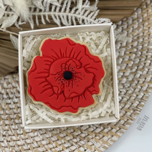 Poppy Flower Cutter and Embosser Set (Little Biskut) — Cake Tinz n' Thingz